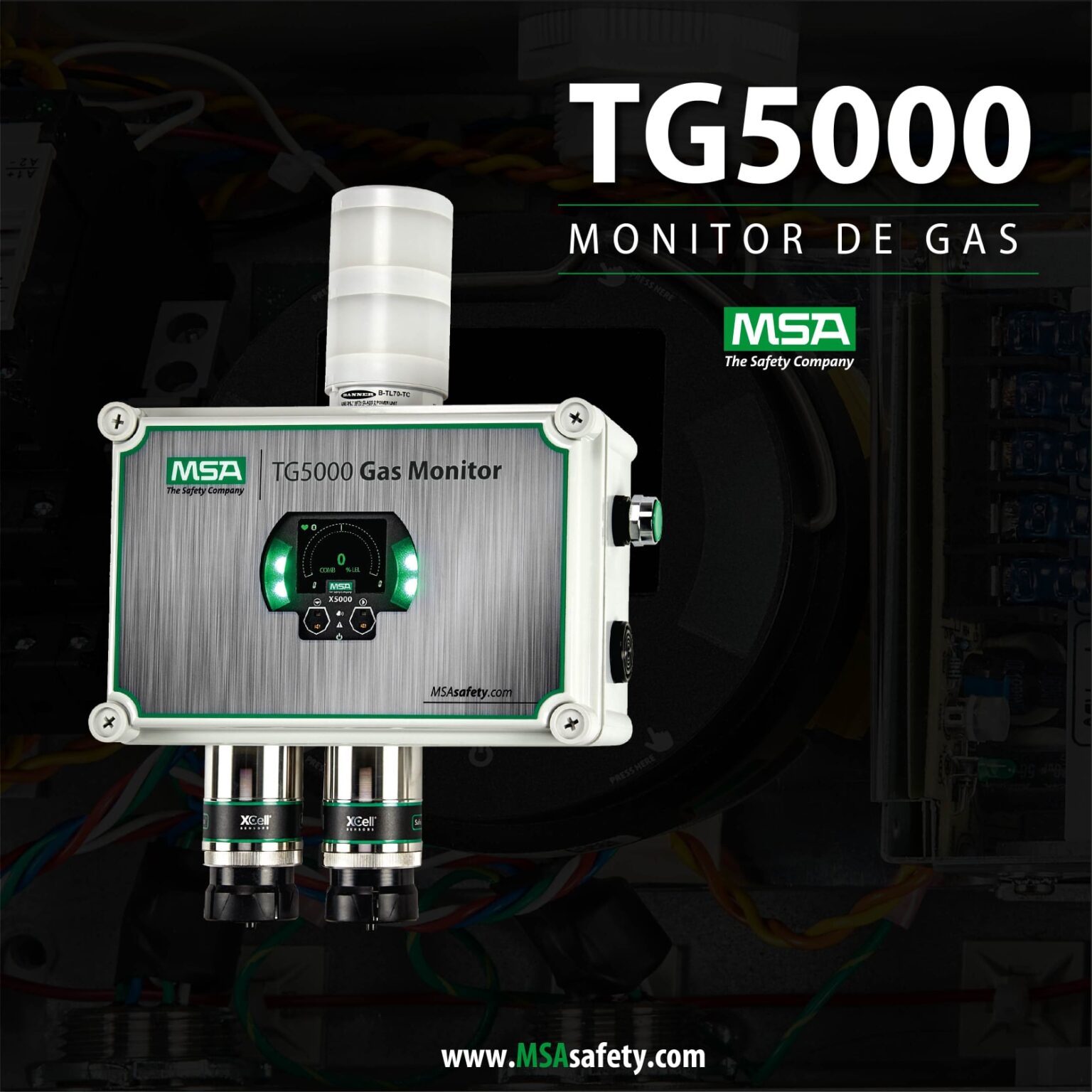 Monitor de gas TG5000 de MSA - KING GLOVE